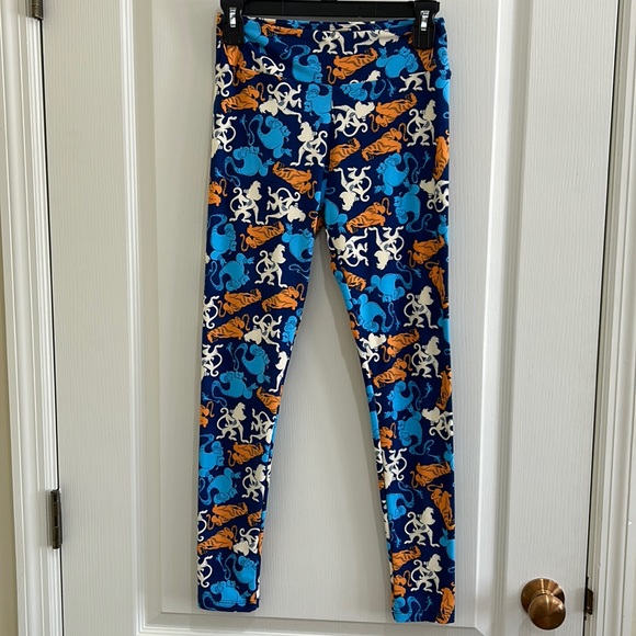 LuLaRoe | Pants & Jumpsuits | Disney Aladdin Leggings | Poshmark